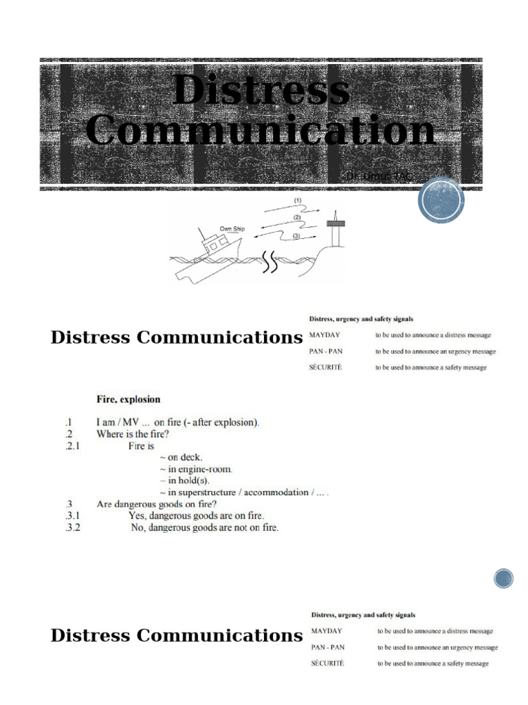 Distress Communication | PDF | Science & Mathematics
