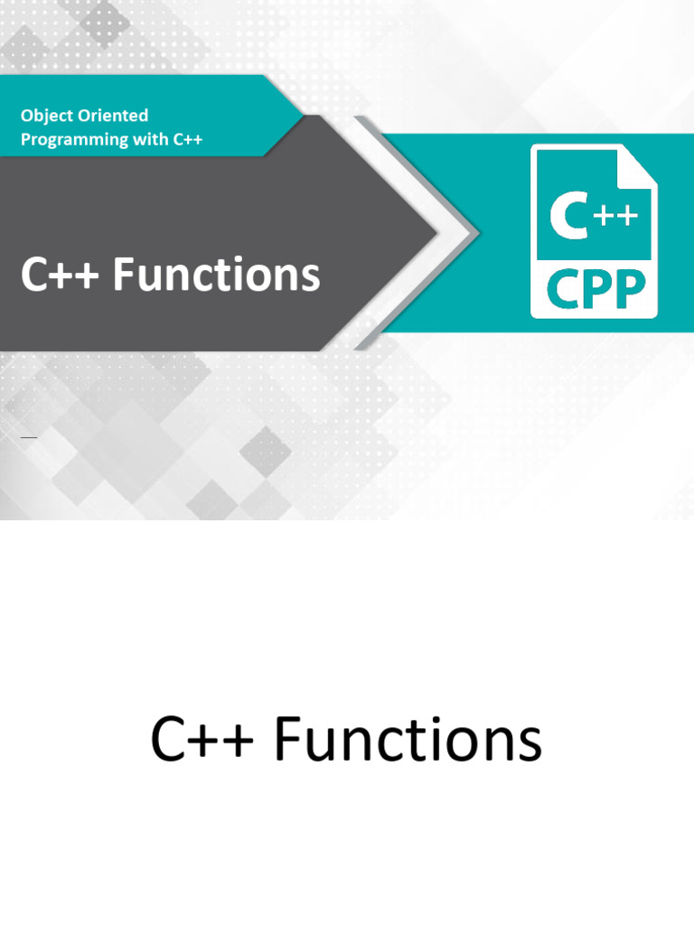 Presentations_PPT_3 | PDF | Parameter (Computer Programming) | C++