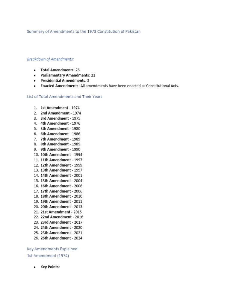 Amendments | PDF | Constitutional Amendment | Legal Documents
