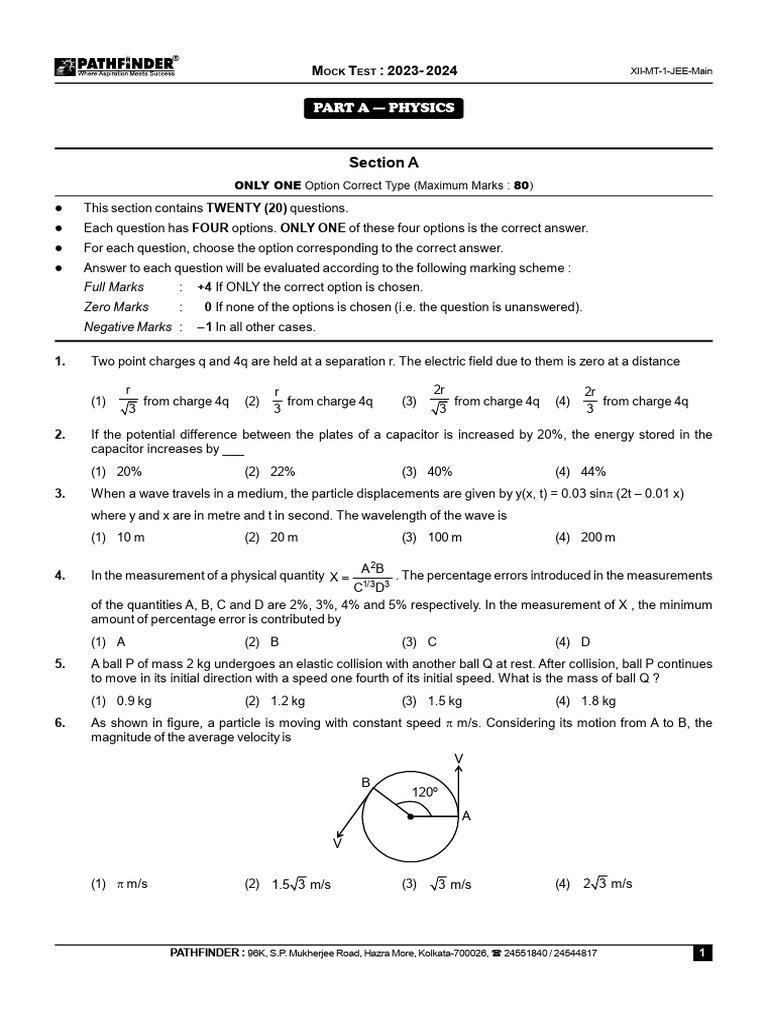 JEE-Main My File For Jee 2025 | PDF | Electrical Resistance And ...