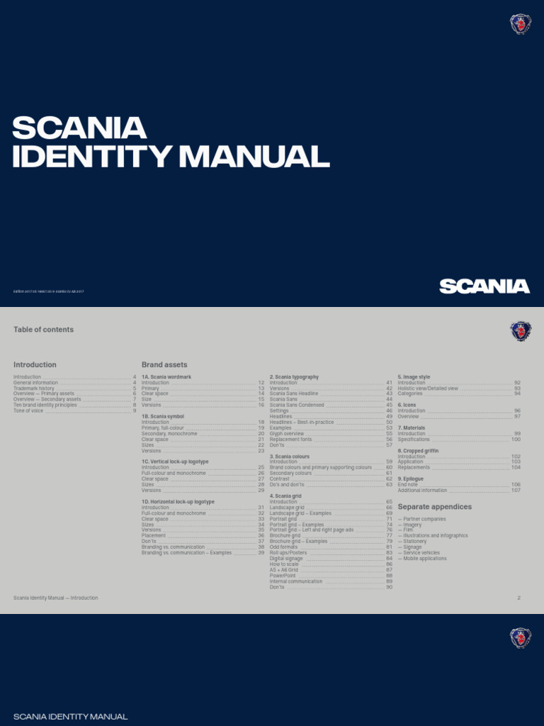 Scania 2017 | PDF | Logos | Brand