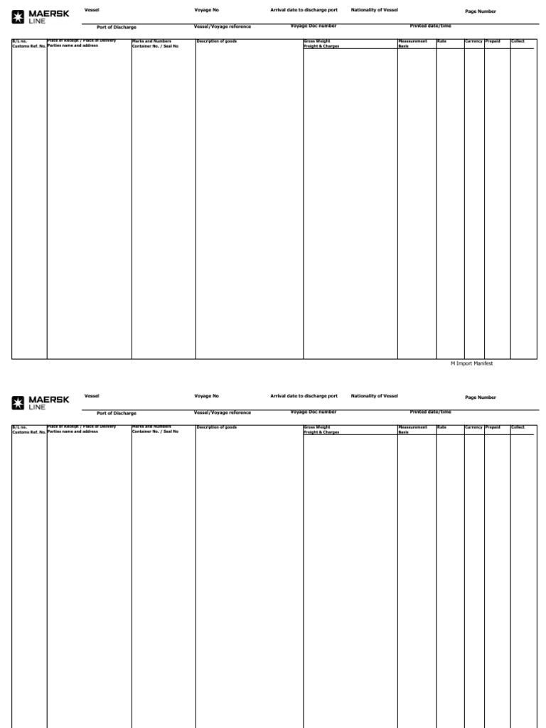 Atlantic Express Vge2403 | PDF | Cargo | Supply Chain Management