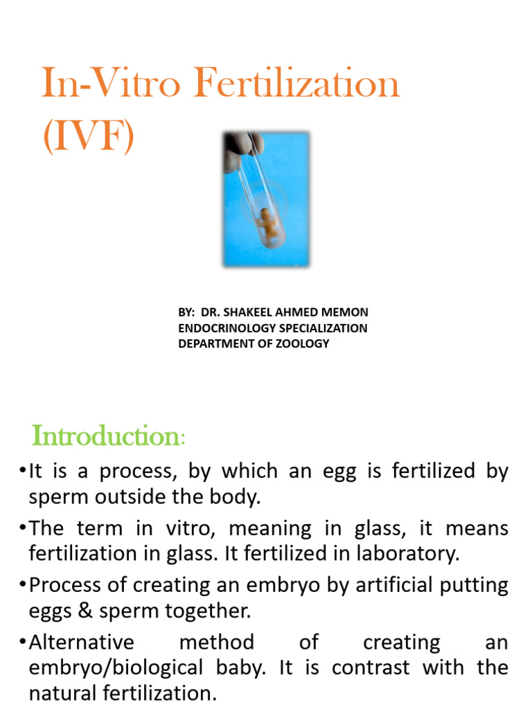 Steps of in Vitro Fertilization | PDF | In Vitro Fertilisation | Ovary