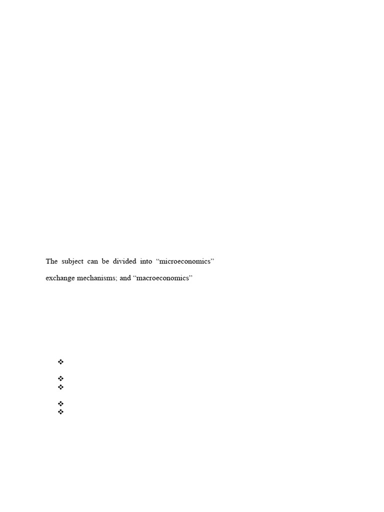 Econ 1012-3 (Microeconomics) Handbook Sem 2 2024 | PDF | Economics ...