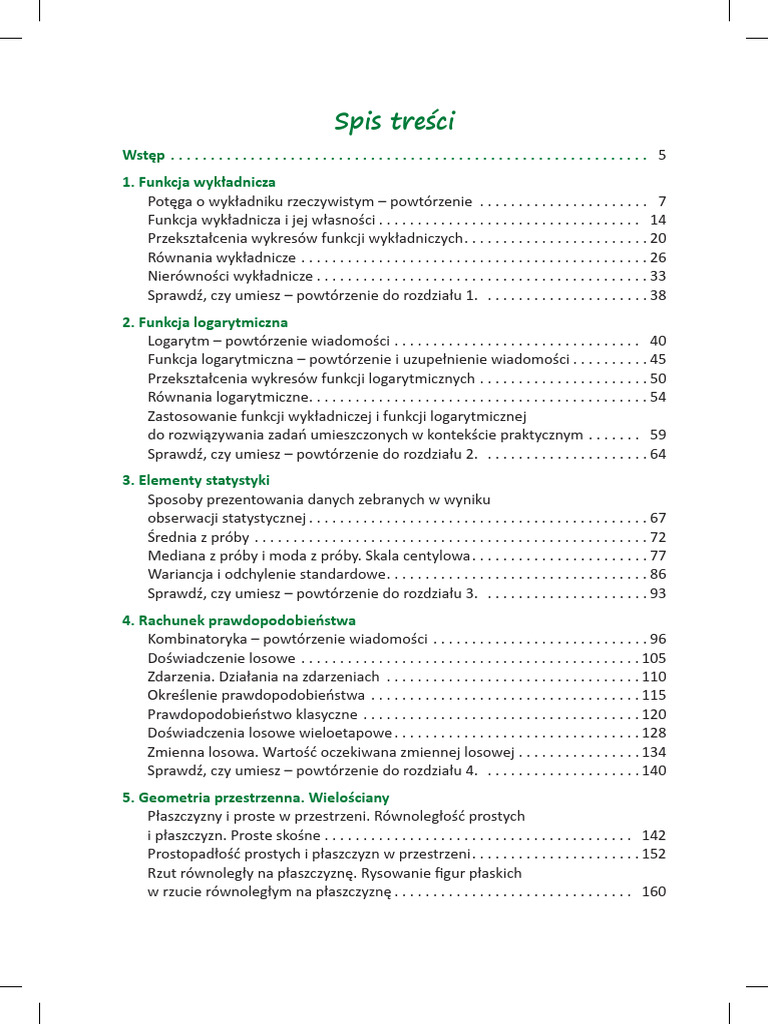 MAPP4 Spis | PDF