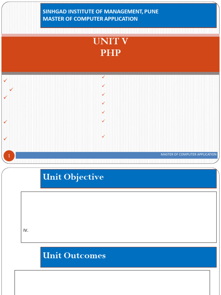 Unit V PHP | PDF | Php | Http Cookie Unit V PHP | PDF | Php | Http Cookie