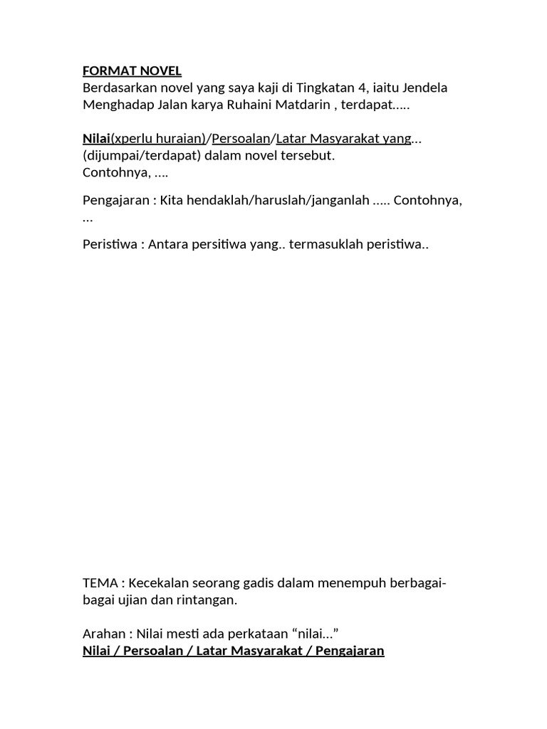 BM Novel Notes | PDF