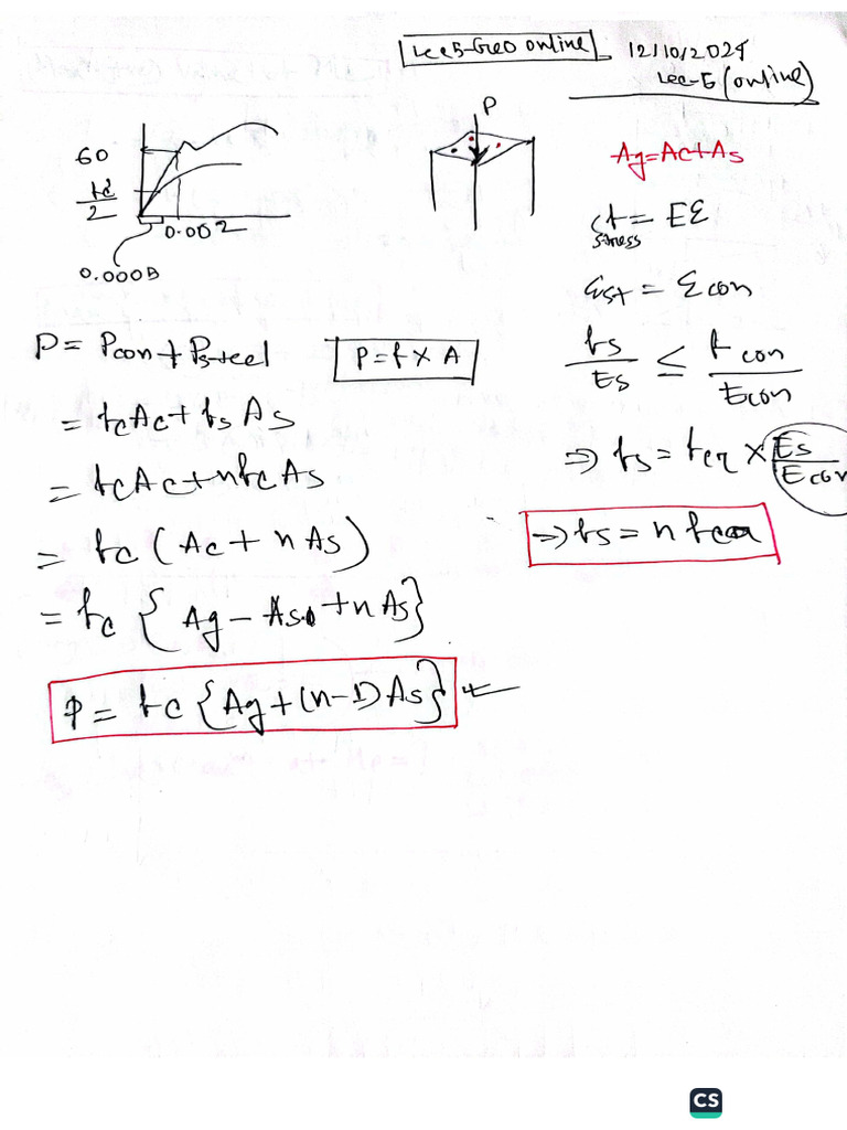 RCC Math (CE 315) | PDF