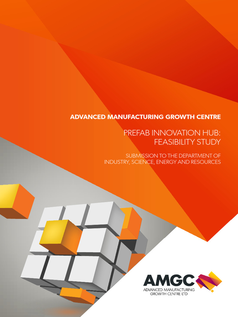 AMGC Prefab Innovation Hub Feasibility Study | PDF | Innovation | Building Information Modeling