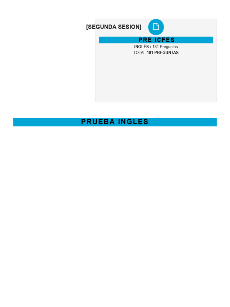 Prueba Ingles Segunda Sesion | PDF | World Wide Web | Internet & Web