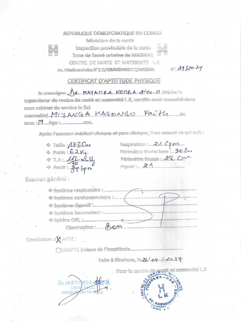 Aptitude Physique | PDF