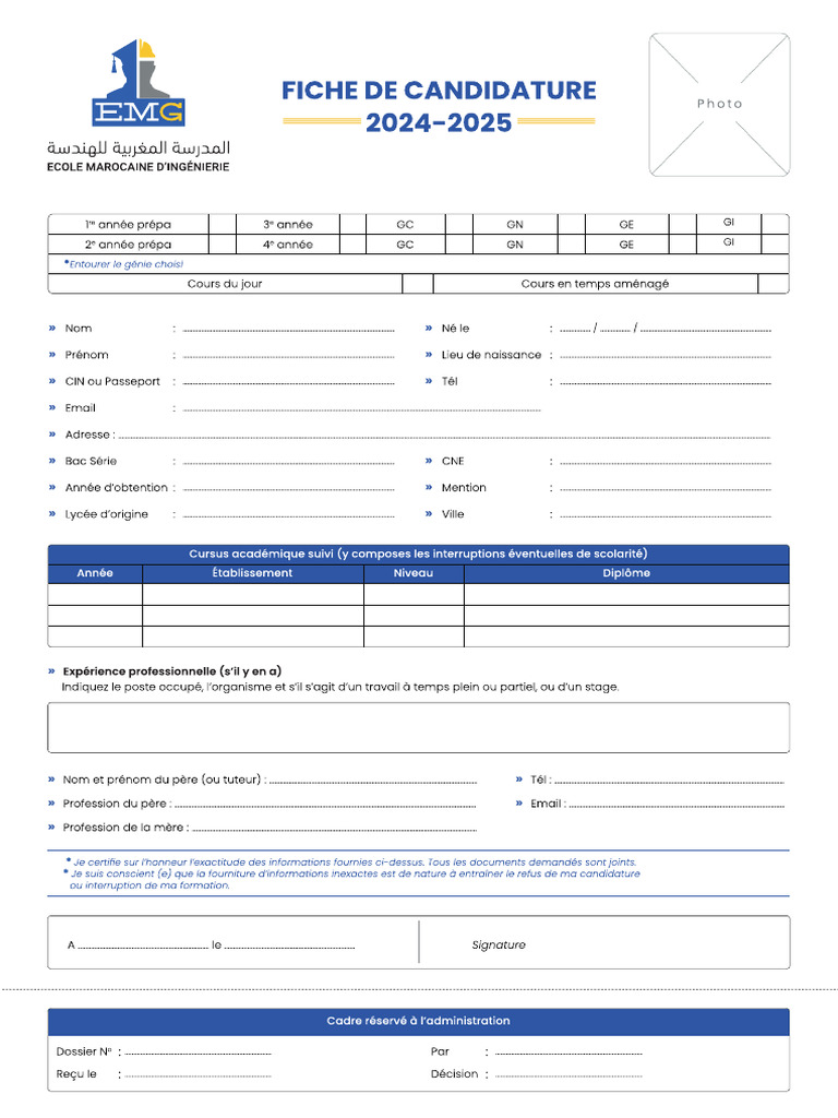 Candidat Emg Rabat | PDF
