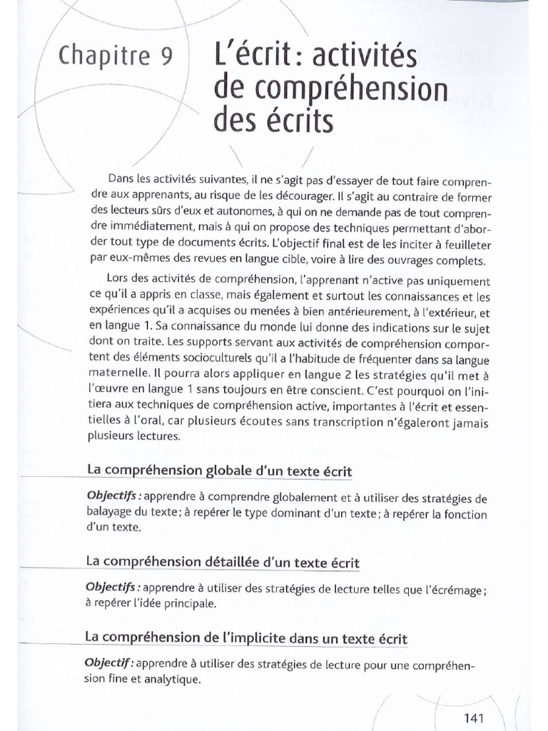 Chapitre 9 (Tagliante) | PDF