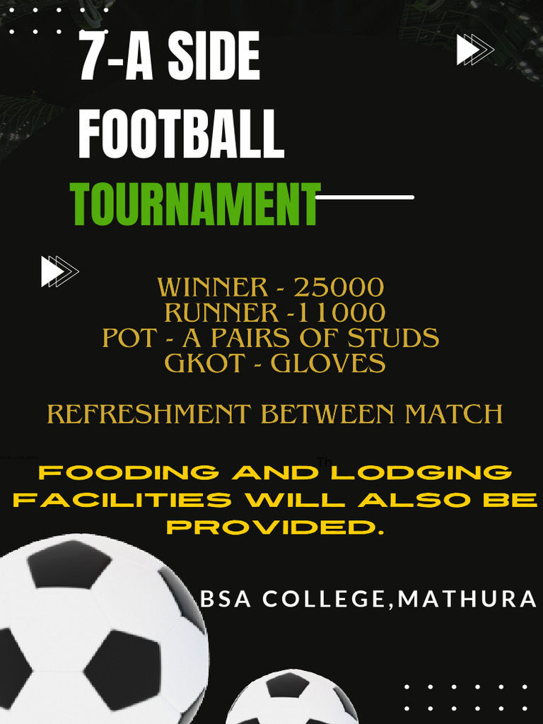 BSA Football Tournament | PDF