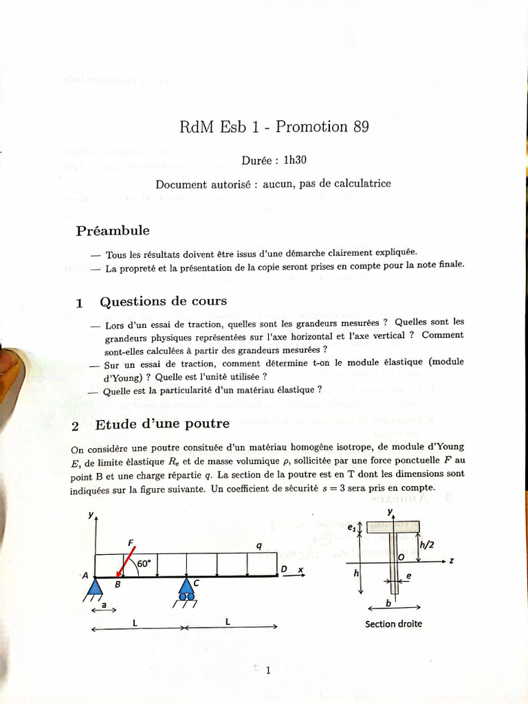 RDM Sujet | PDF