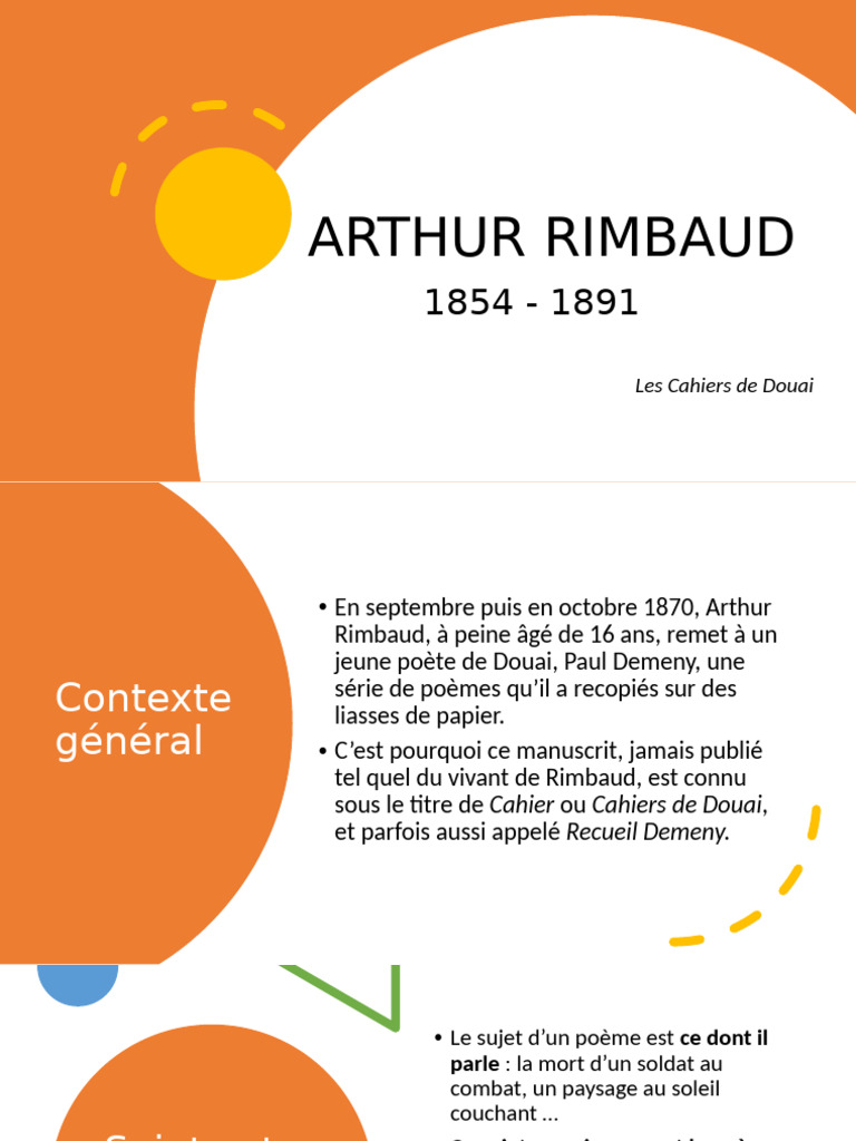 RIMBAUD | PDF | Arthur Rimbaud | Poésie