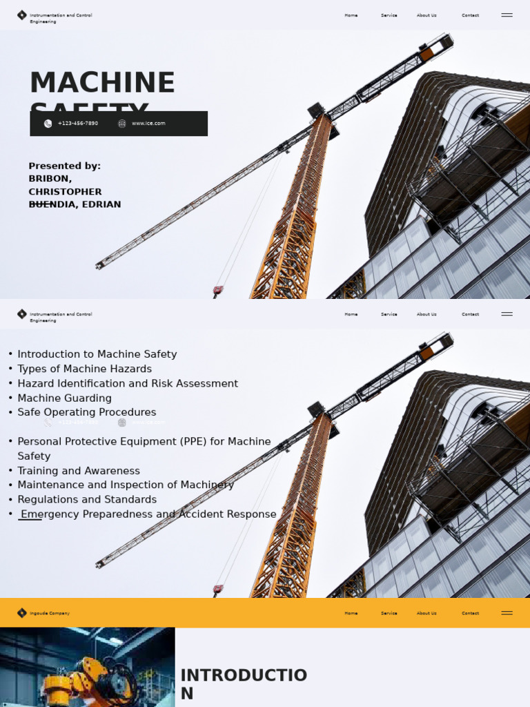 Machine Safety | PDF | Occupational Safety And Health | Safety