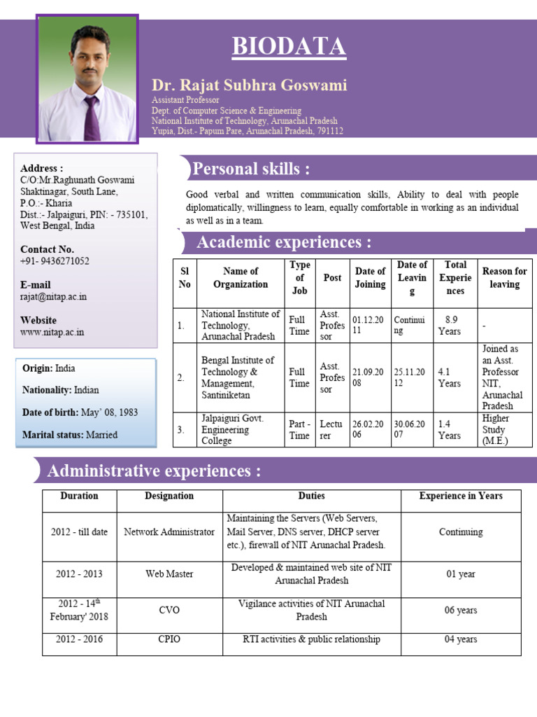 Rajat Subhra Goswami - CV | PDF | Cryptography | Java (Programming ...