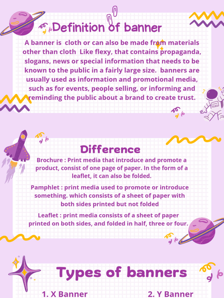 Understanding Banners: Types and Uses | PDF