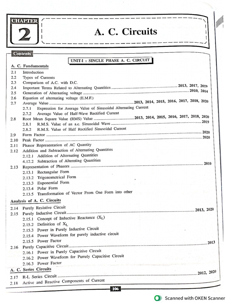 AC Circuits | PDF