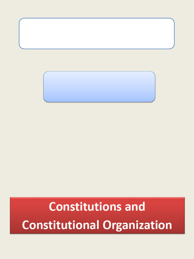 Constitutions and Constitutional Organization | PDF | Elections ...