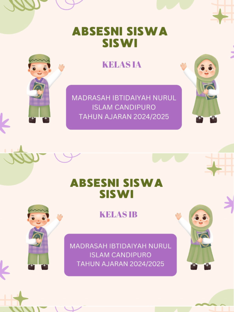 Cover Absensi New | PDF