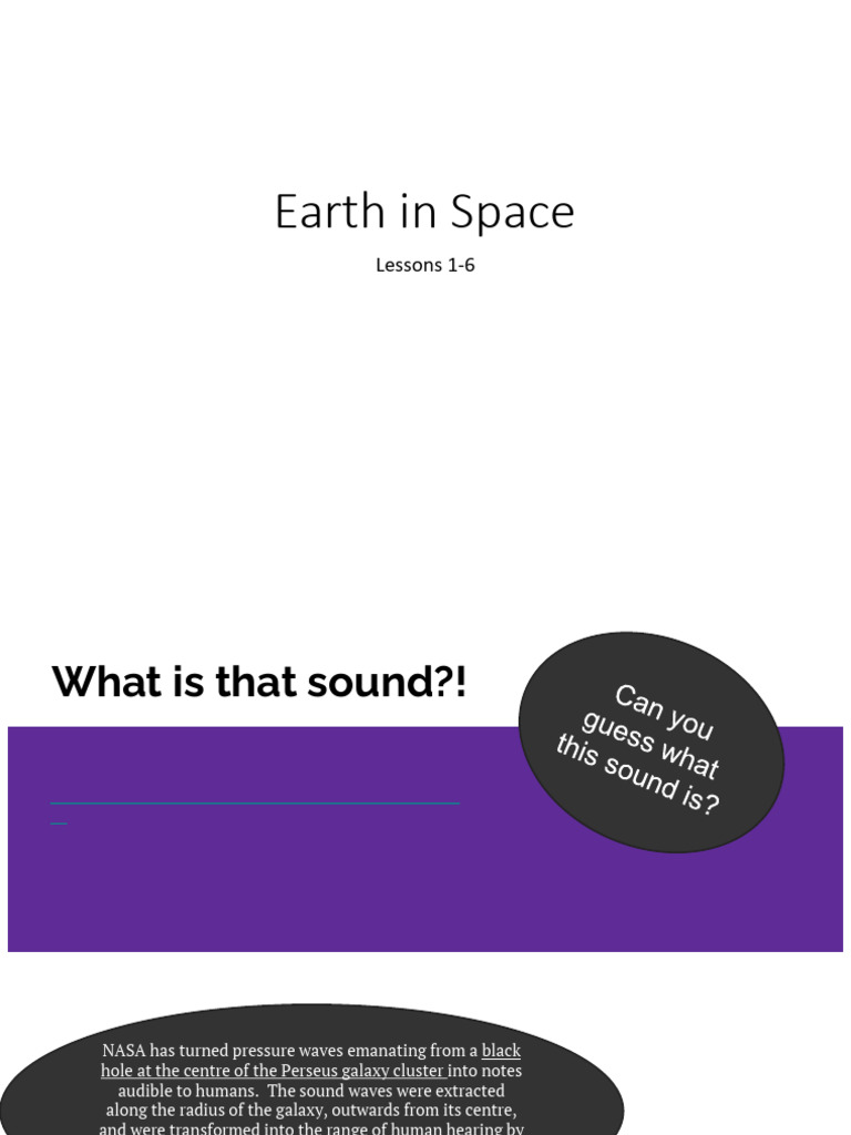 Lesson 1-6 Earth in Space | PDF | Planets | Solar System