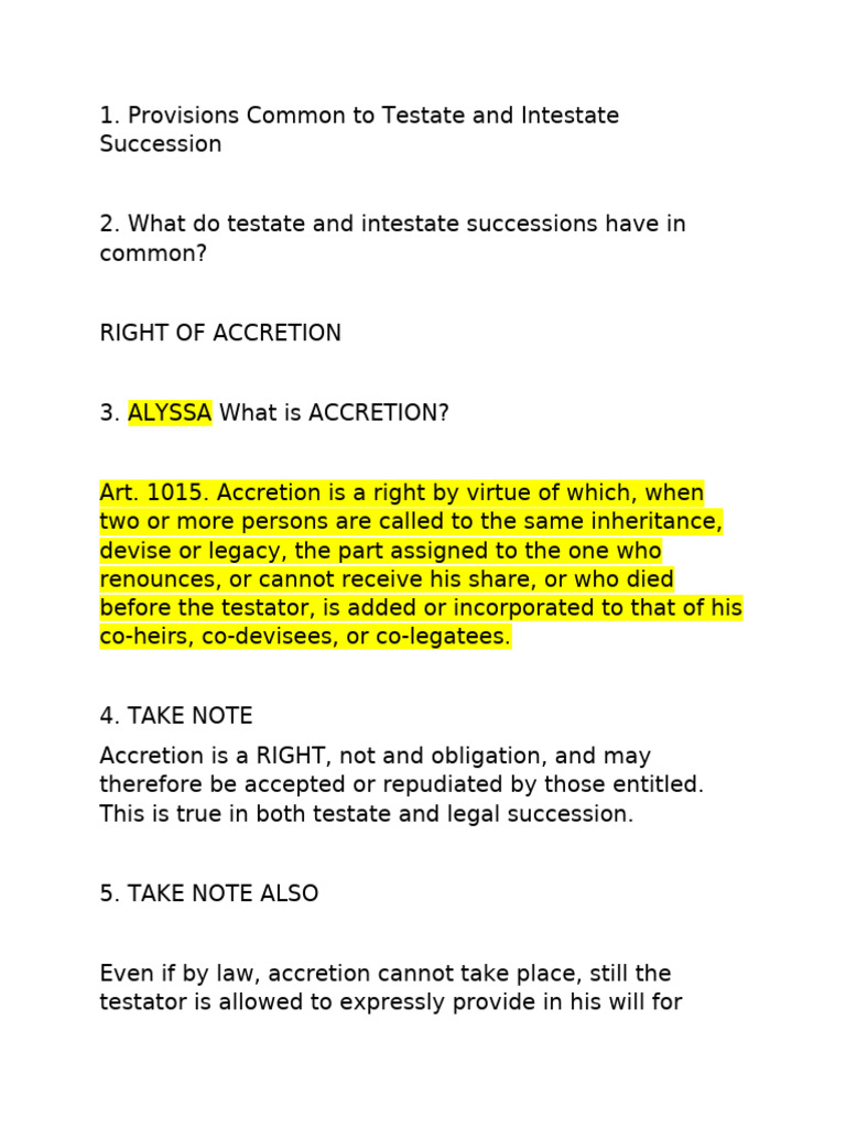 succession-script | PDF | Intestacy | Inheritance