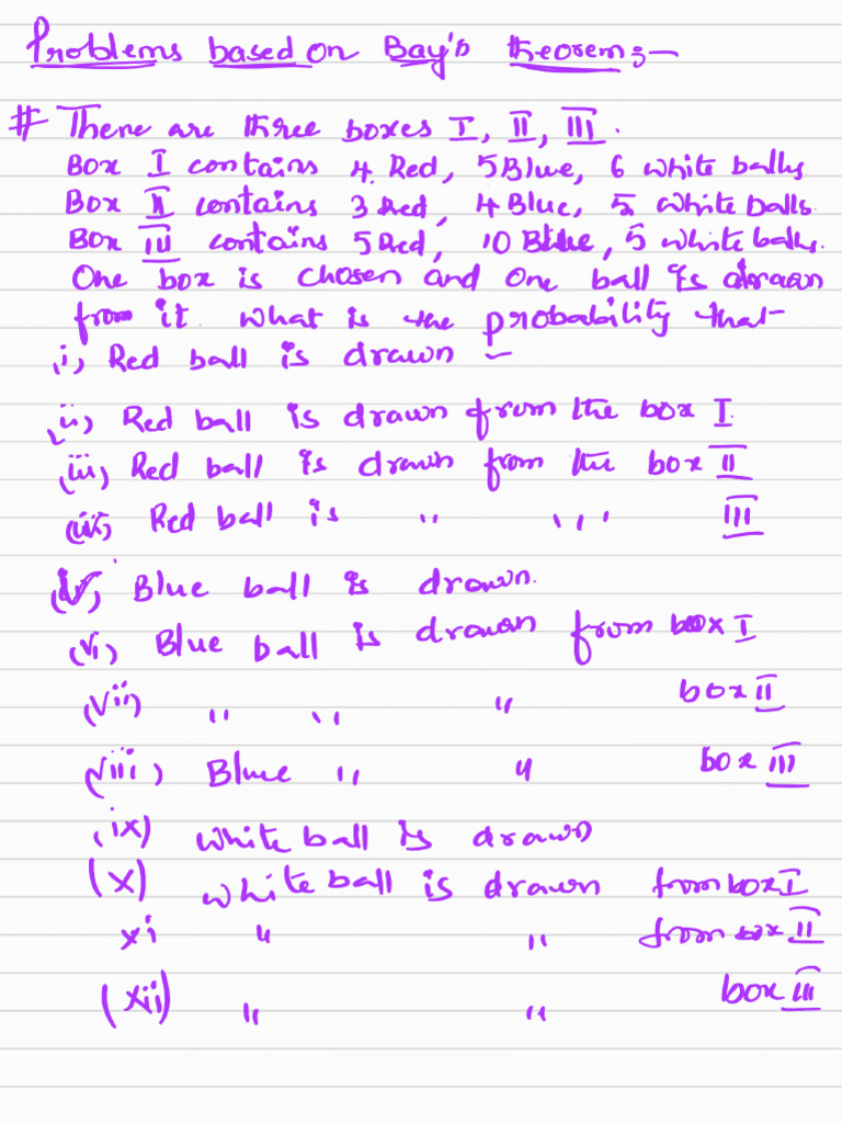 Bayes Theorem Problems 2 | PDF