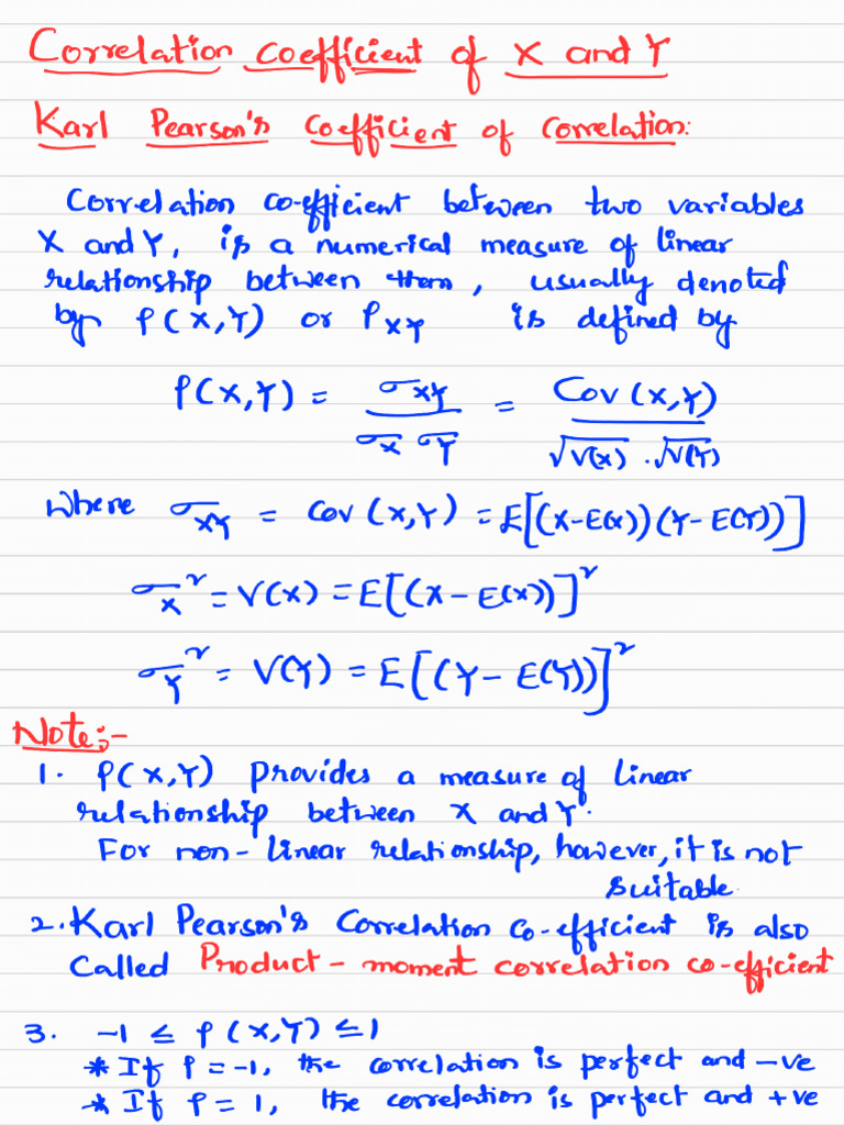 Correlation Coefficient | PDF