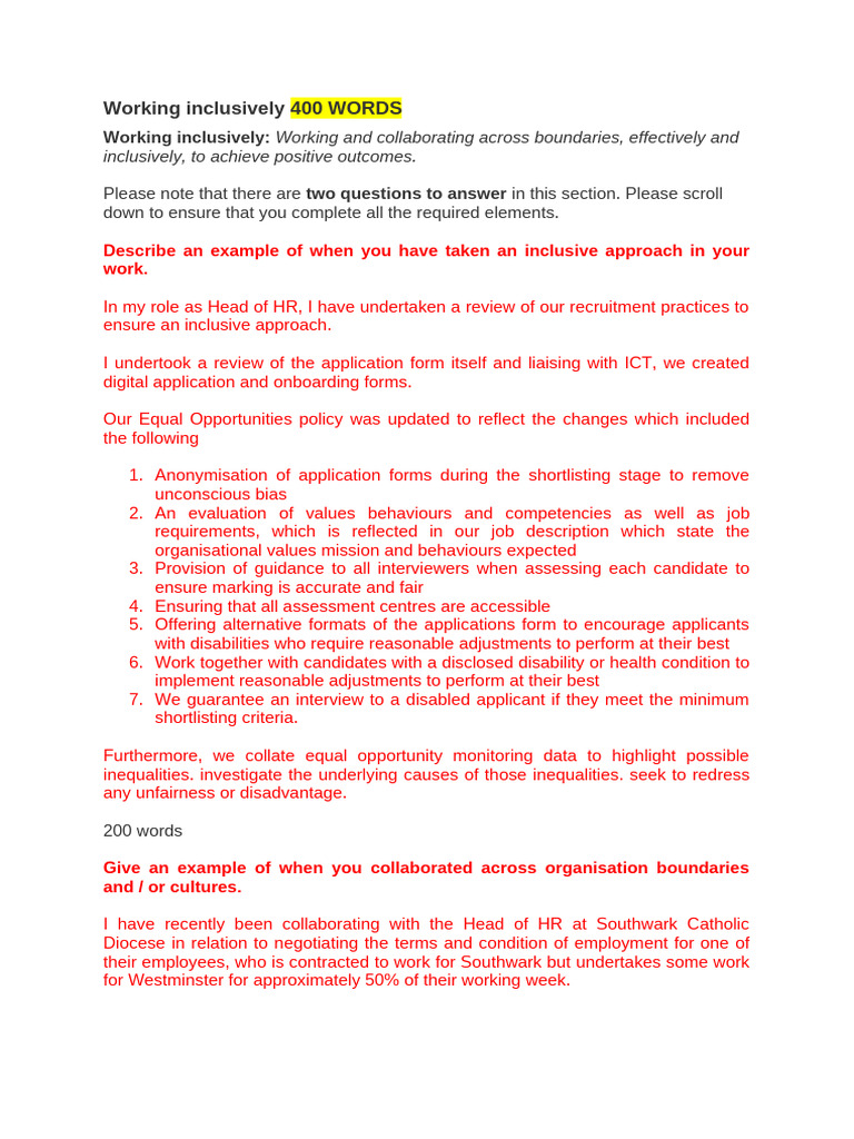 CIPD Working Inclusively | PDF | Employment | Equal Opportunity