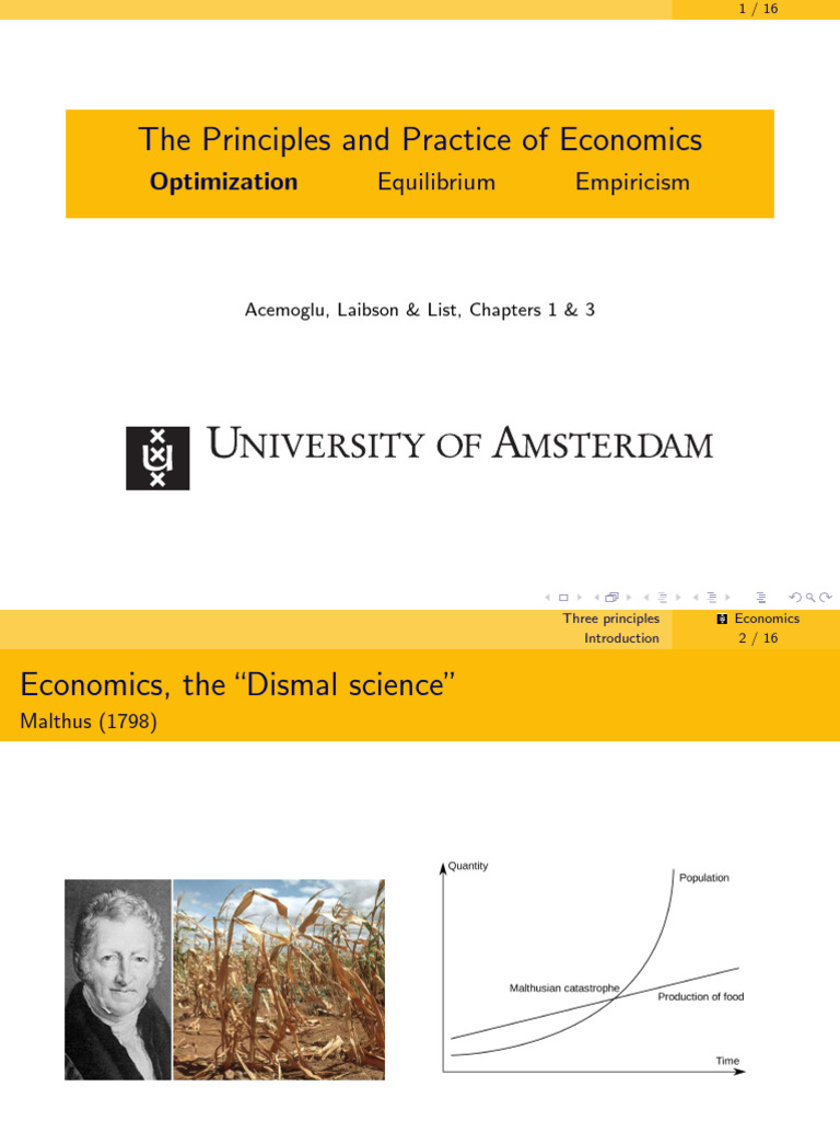 Optimization Lecture Slides | PDF | Economics | Economies