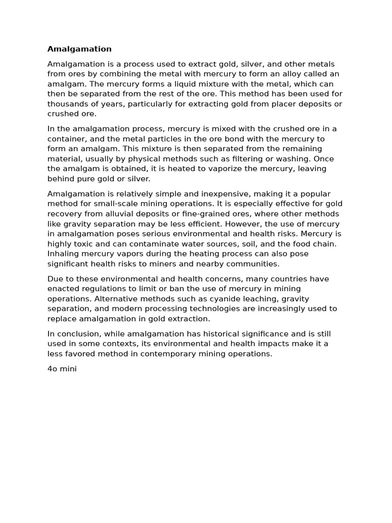 Amalgamation | PDF | Social Science | Technology & Engineering