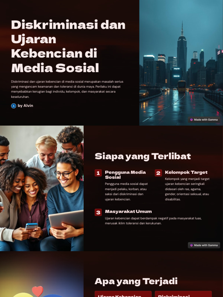 Diskriminasi Dan Ujaran Kebencian Di Media Sosial | PDF