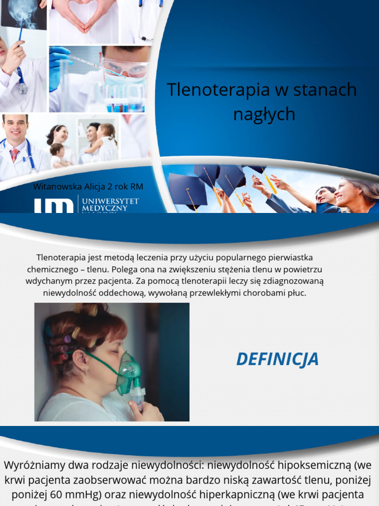 Tlenoterapia W Stanach Nagłych | PDF