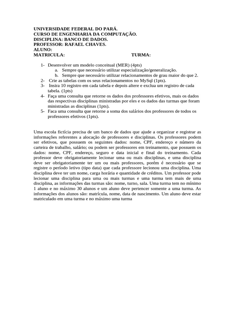 Atividade Substitutiva BD 2024 | PDF