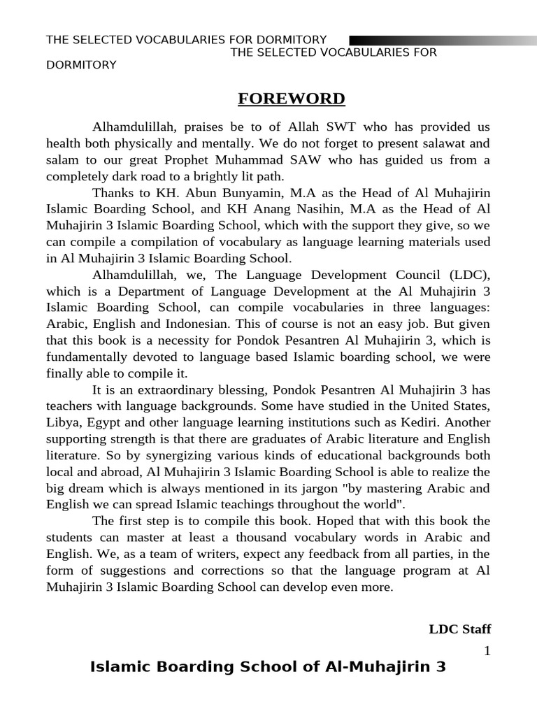 Buku Mufrodat 301-400 (Af'al 326-350) | PDF | Bedding