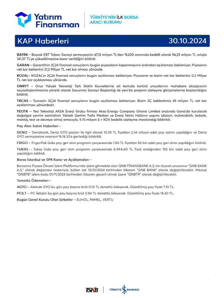 2024 10 30 Kap | PDF