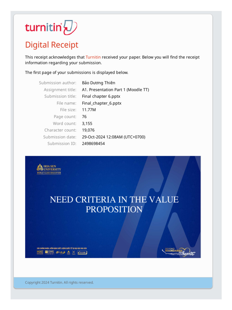 Receipt - Final Chapter 6 | PDF