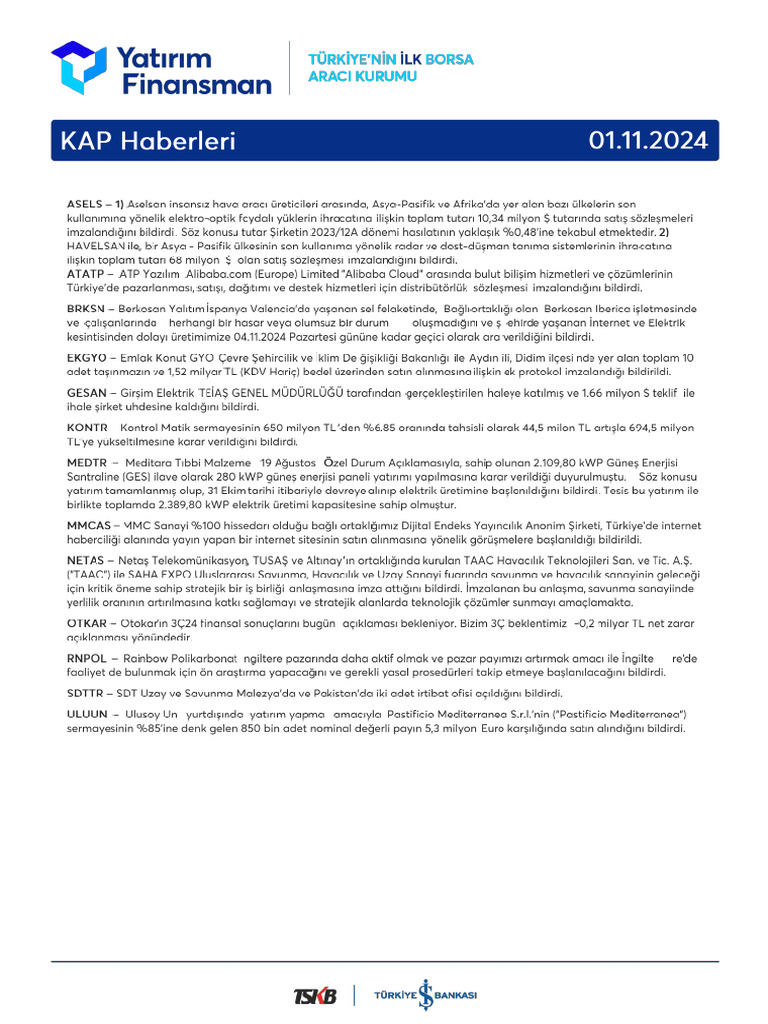 2024 11 01 Kap | PDF