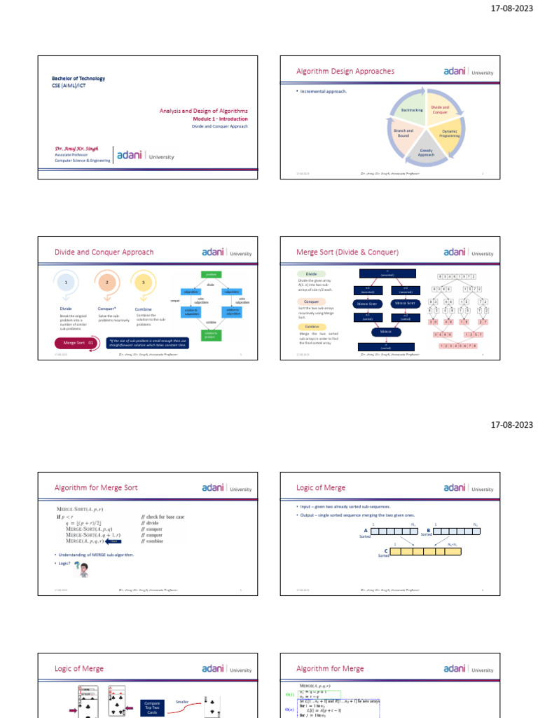 Divide and Conquer - Secured - Unlocked | PDF | Computer Science ...