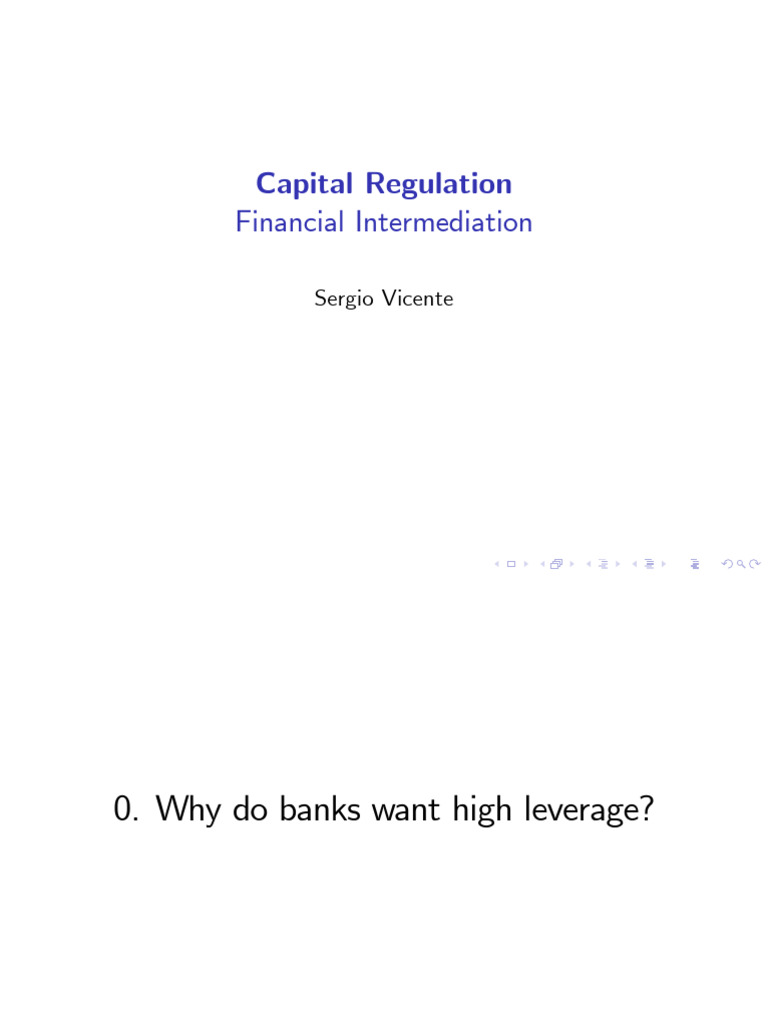 2.3 Capital Regulation | PDF | Banks | Leverage (Finance)