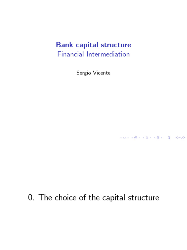 2.2 Bank Capital Structure | PDF | Capital Structure | Banks
