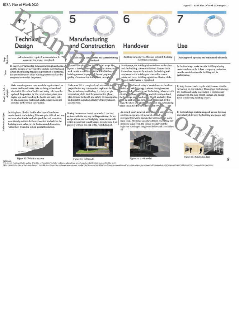RIBA Plan of Work - Example Page 2 | PDF