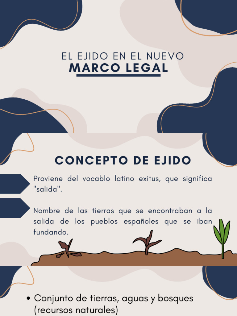 Marco Legal del Ejido en México | PDF | Reforma agraria | Justicia