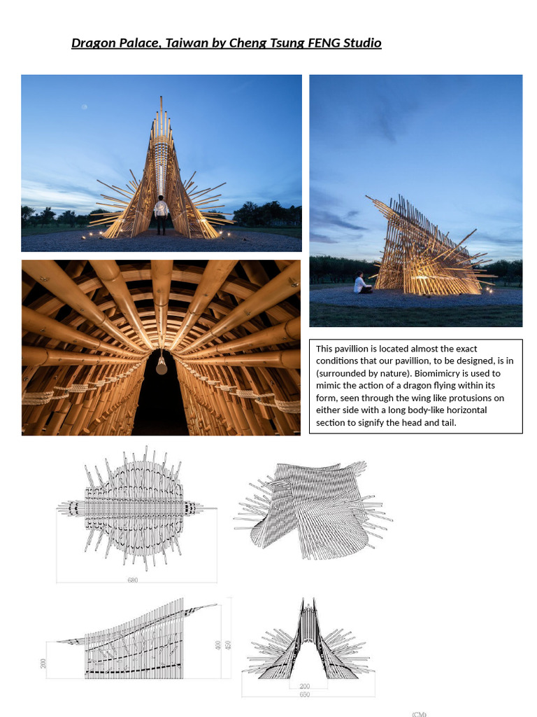 Innovative Pavilions: Nature-Inspired Designs | PDF