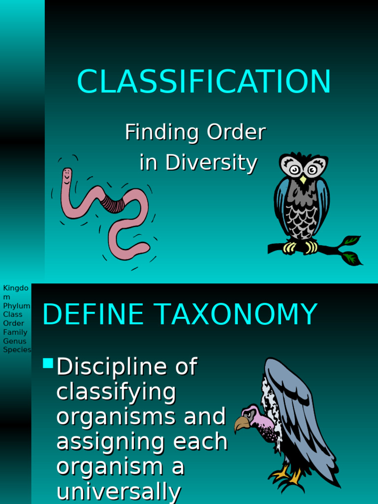 Taxonomy and Classification Guide | PDF | Invertebrate | Archaea