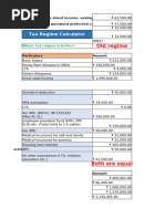 Income Tax Calculator Excel Ay 2025 2026 1.1 | PDF | Tax Deduction | Taxes