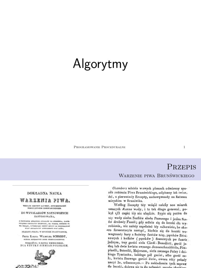 01 Algorytmy | PDF