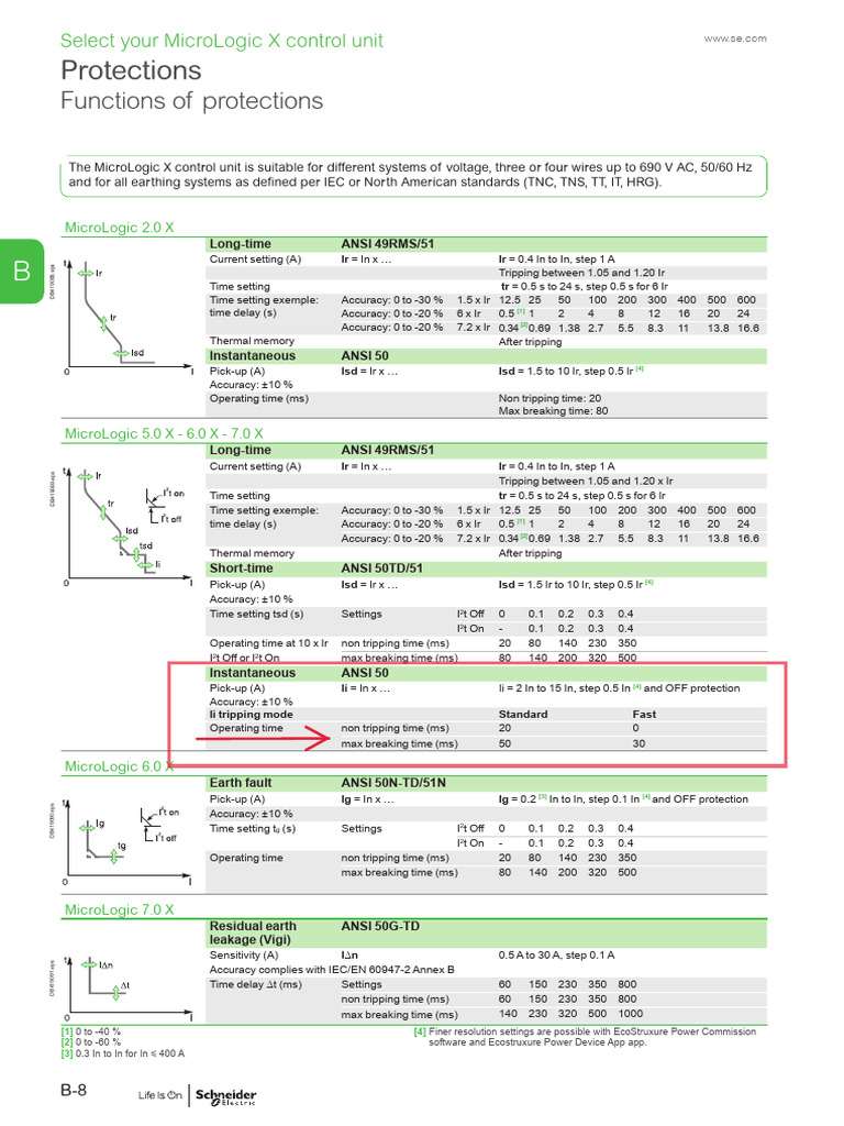 Micrologic ACB Sitting | PDF | Power Engineering | Power (Physics)